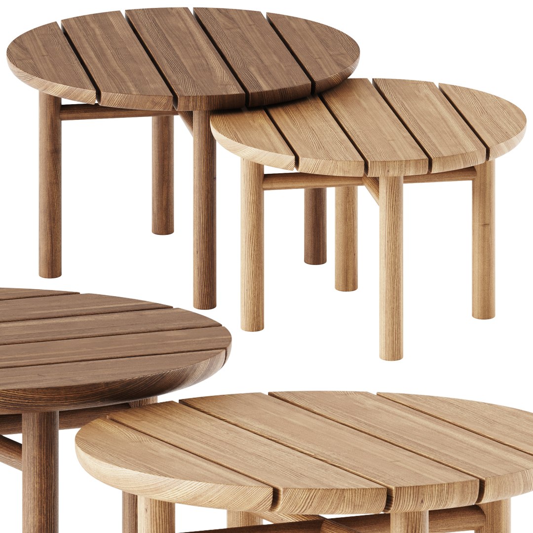 modelo 3d TEAK QUATRO OUTDOOR by Ethnicraft - TurboSquid 2051272