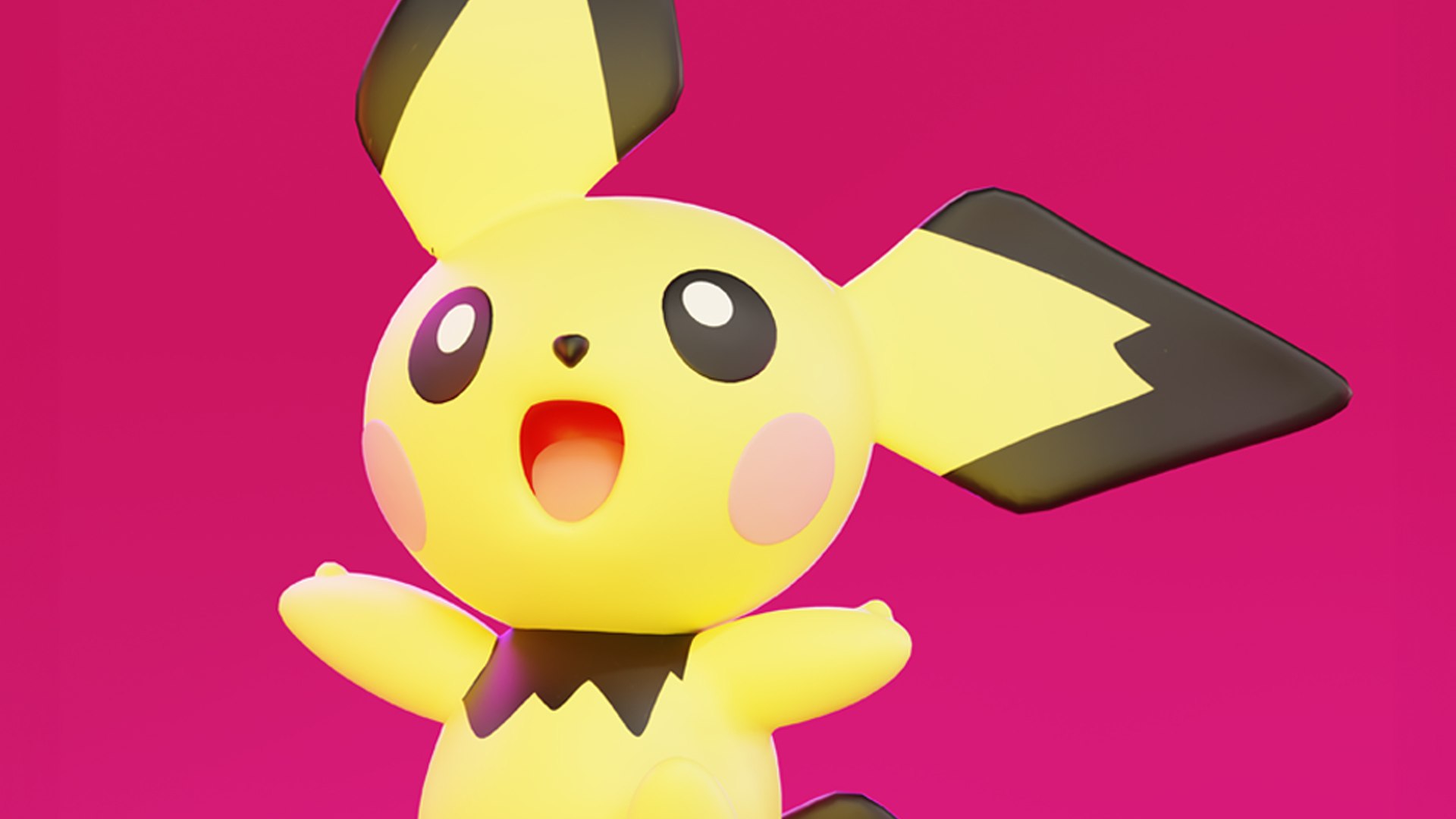Pichu 3D model - TurboSquid 2180491