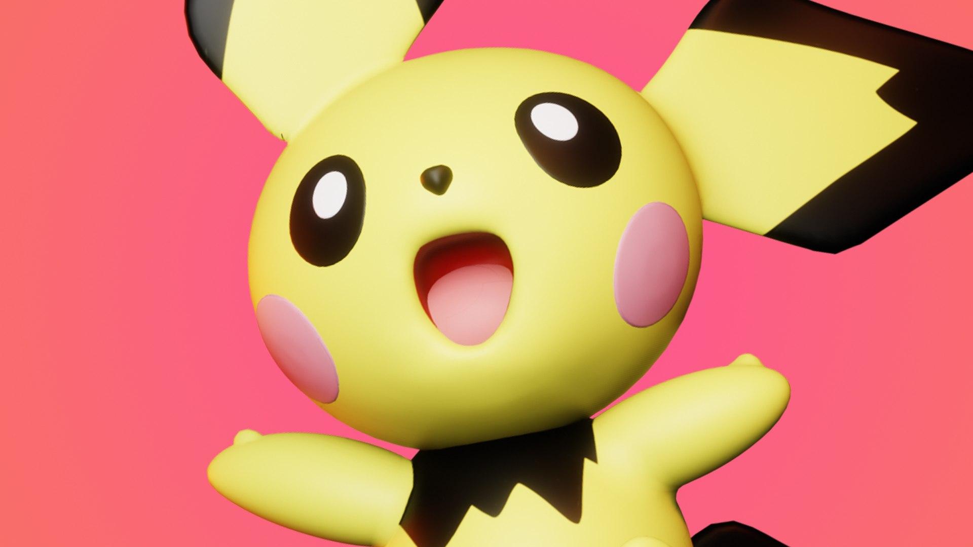 Pichu 3D model - TurboSquid 2180491