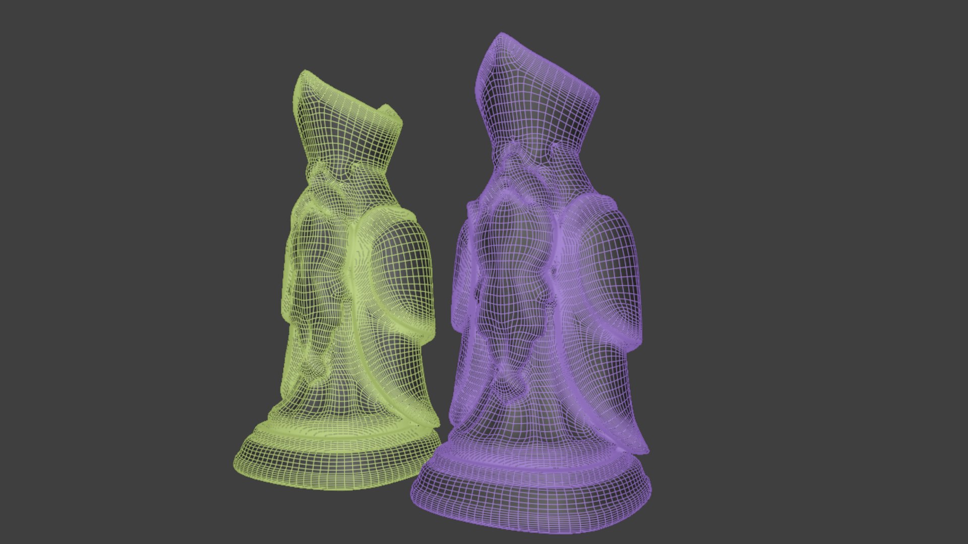 Bishop - Realistic Metallic Bishop Chess Piece 3D Model - TurboSquid ...