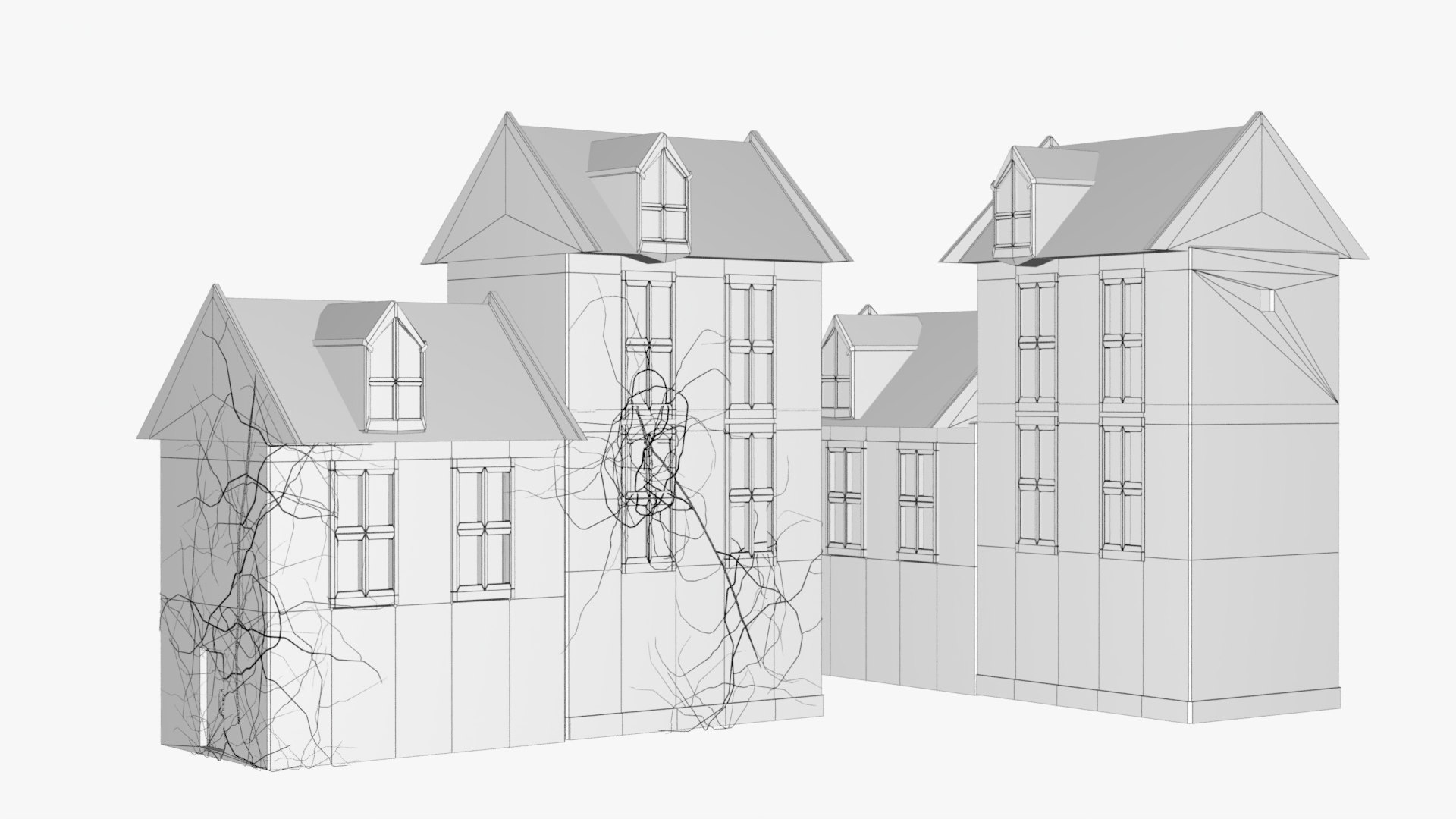 3D Detailed 4K Old House - TurboSquid 2186902