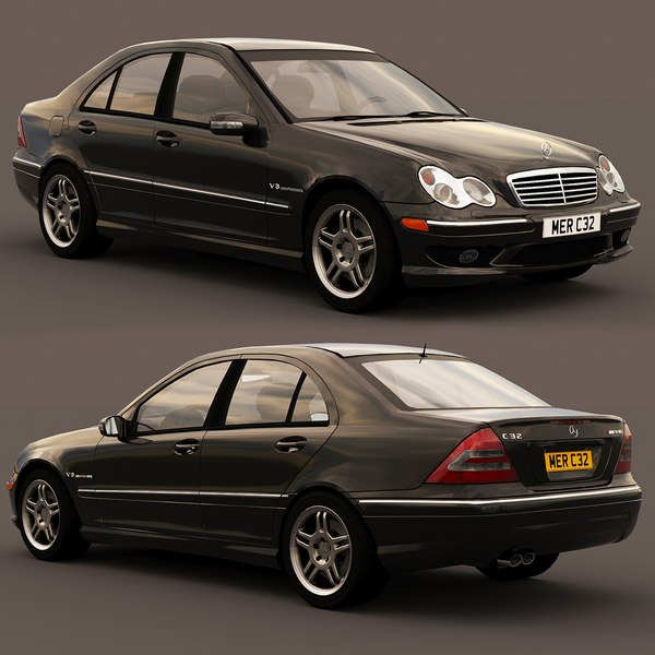 modelo 3d mercedes benz amg c32 2002 - TurboSquid 2188201