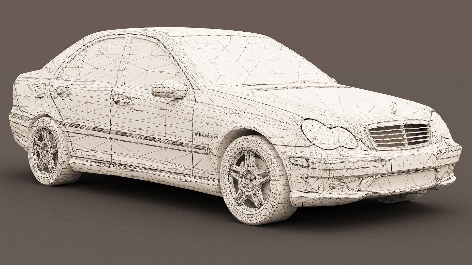 3D Mercedes Benz Amg C32 2002 Model - TurboSquid 2188201