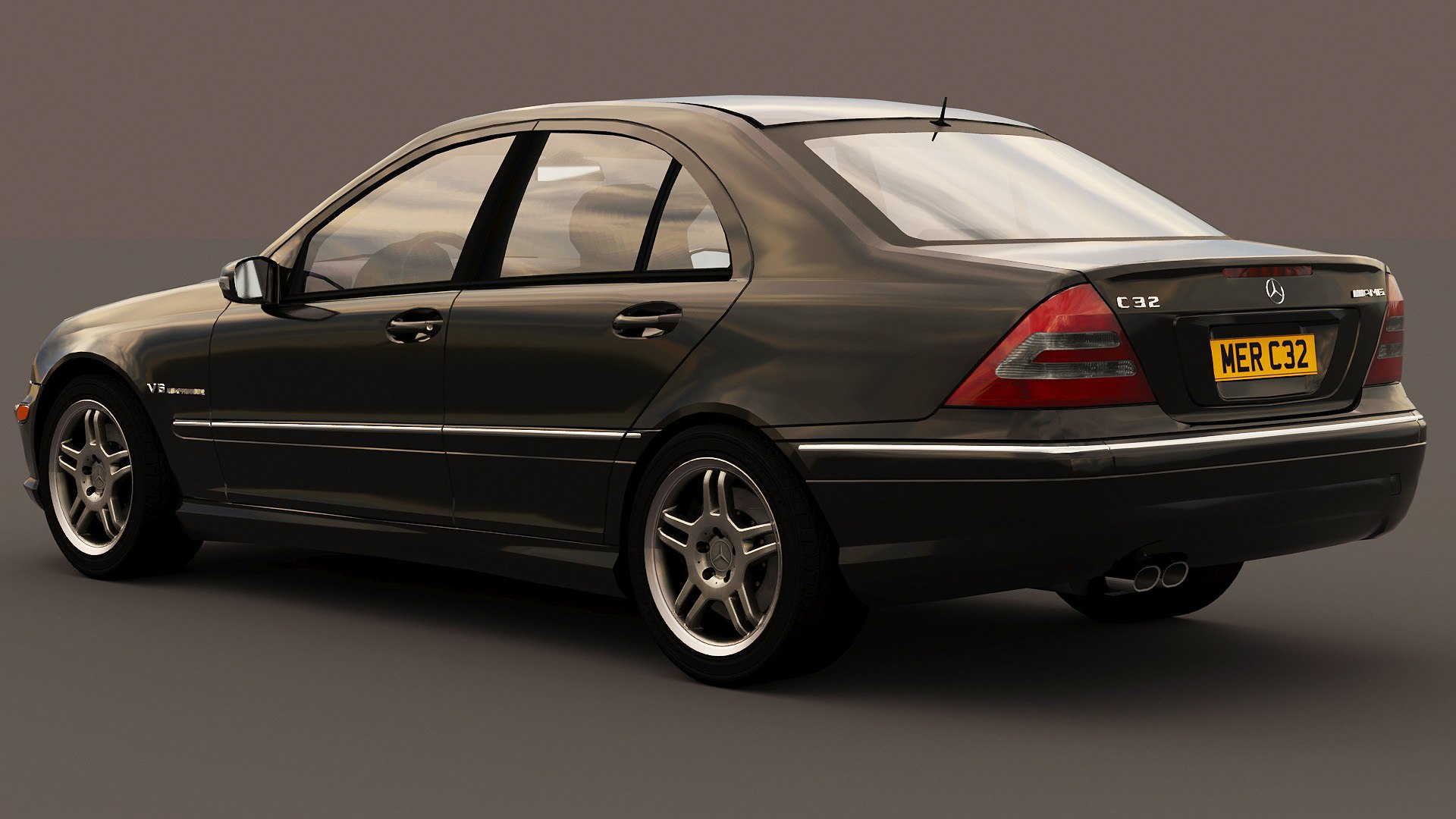 3D Mercedes Benz Amg C32 2002 Model - TurboSquid 2188201