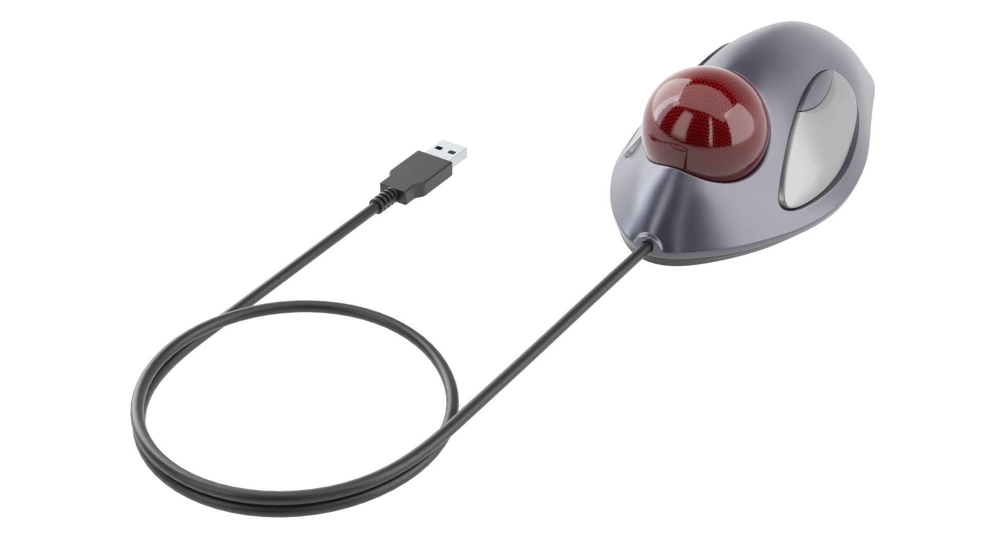Trackball Mouse Model - TurboSquid 2346422
