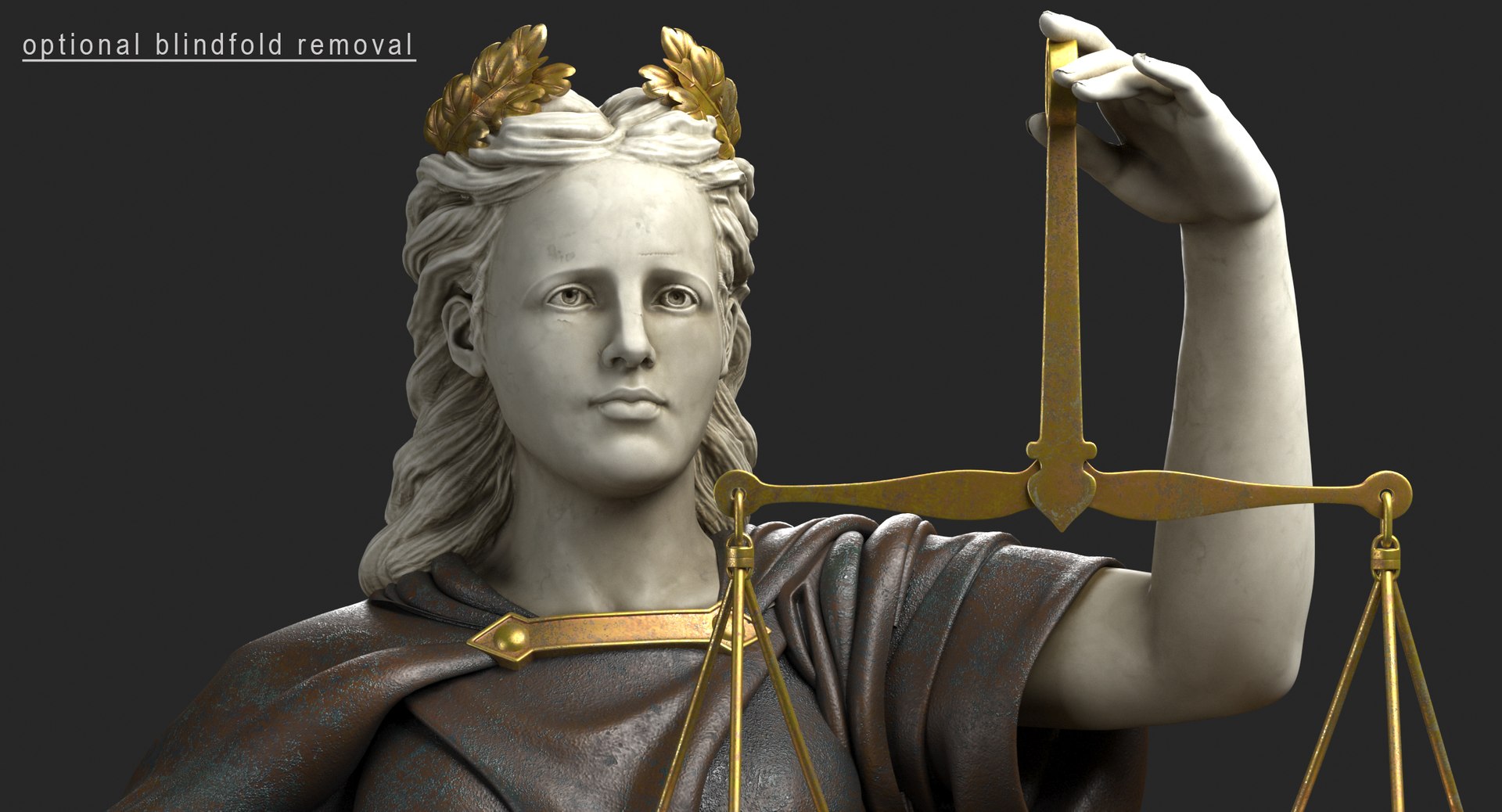 3D Lady Justice Model - TurboSquid 1338476