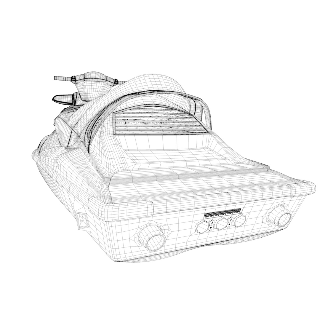 3d model of jet ski
