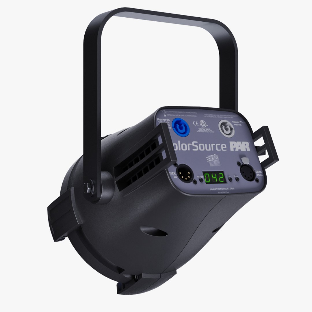 3d Model Colorsource Par Lights
