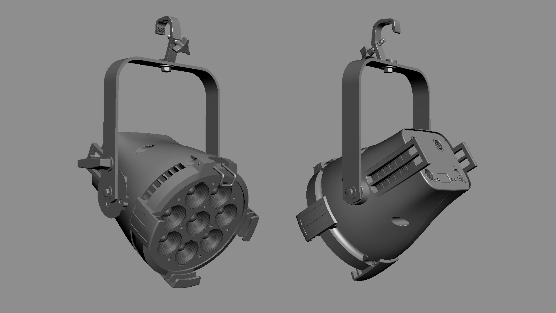 3d Model Colorsource Par Lights