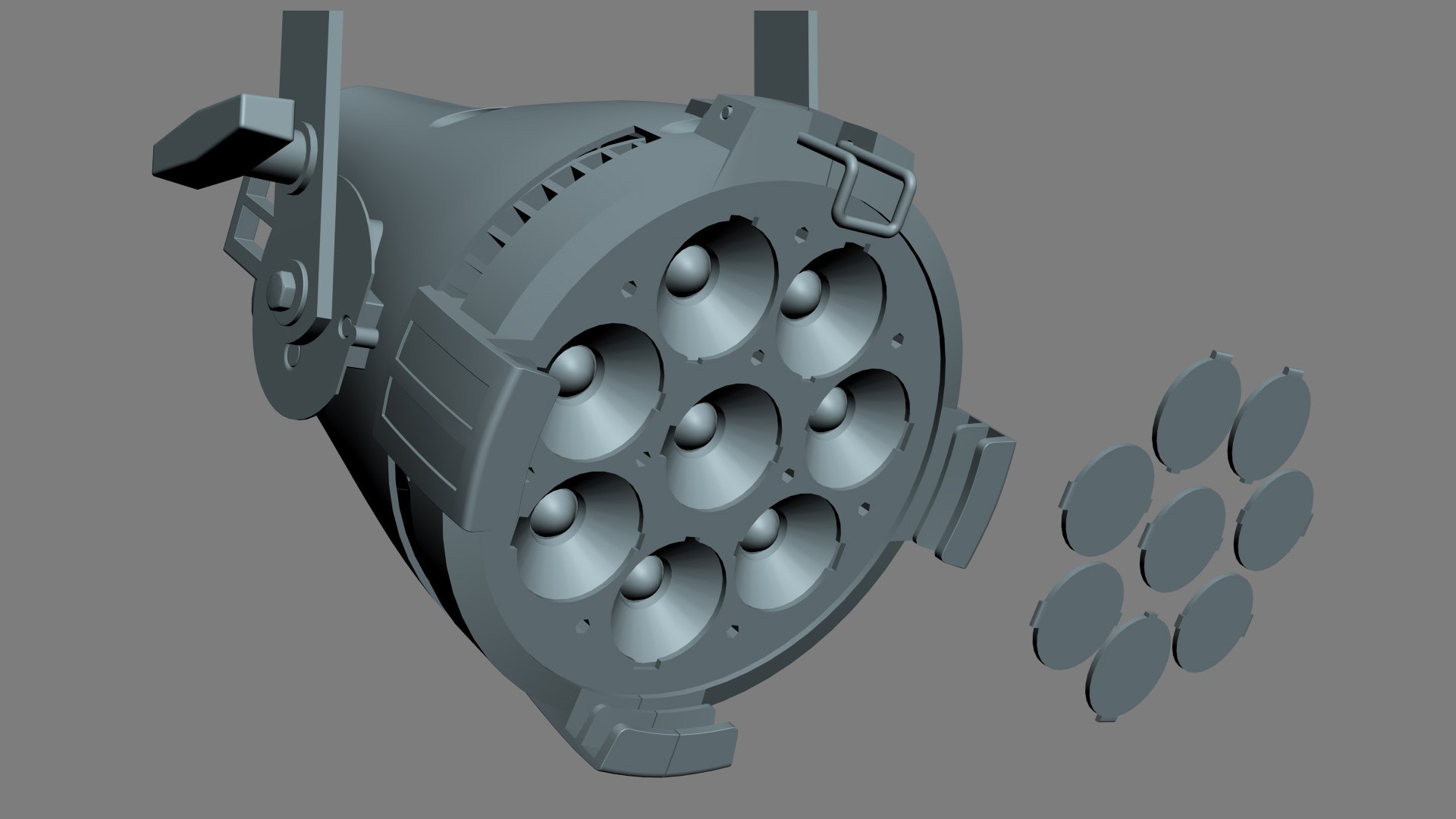 3d Model Colorsource Par Lights