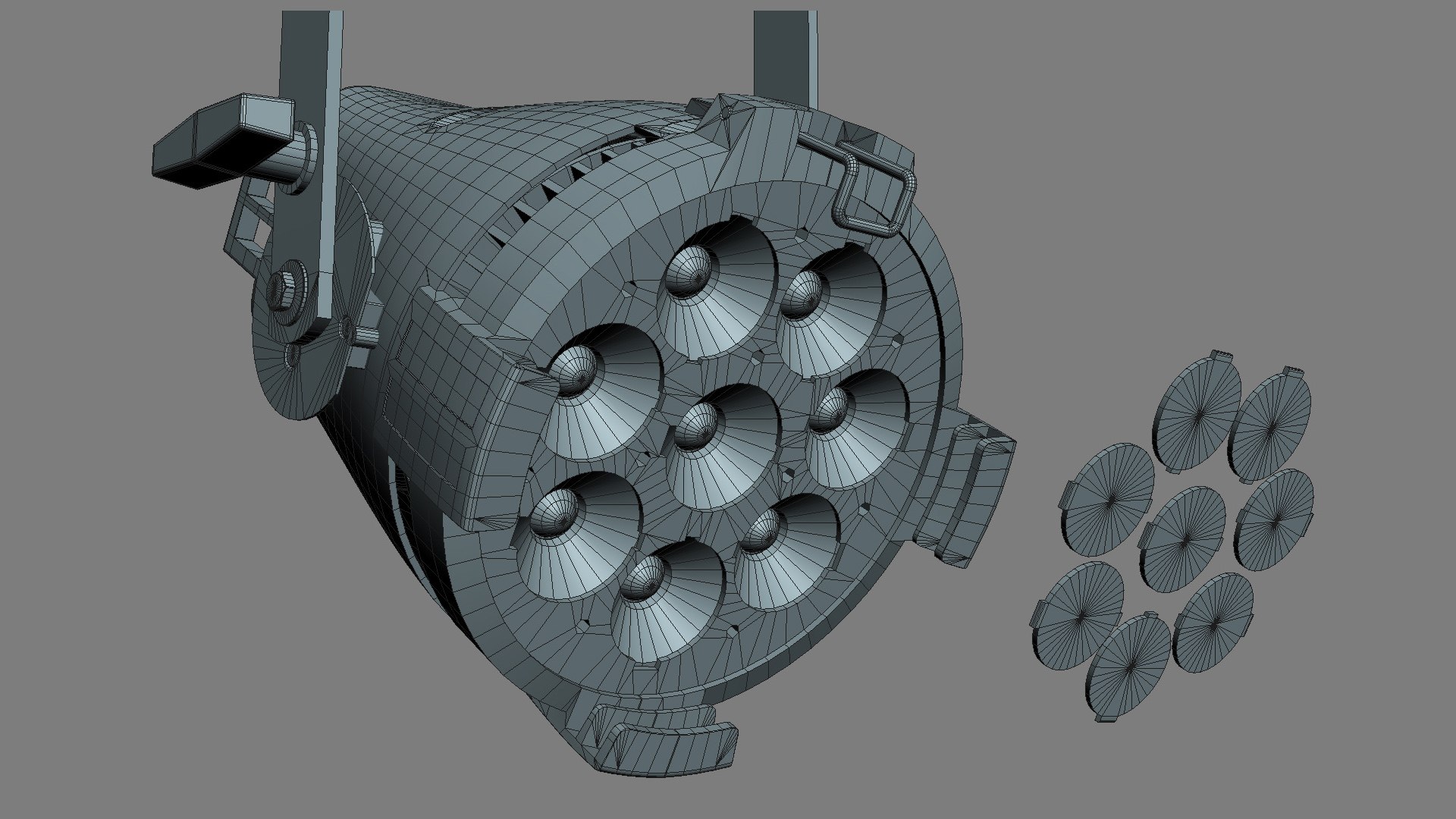 3d Model Colorsource Par Lights