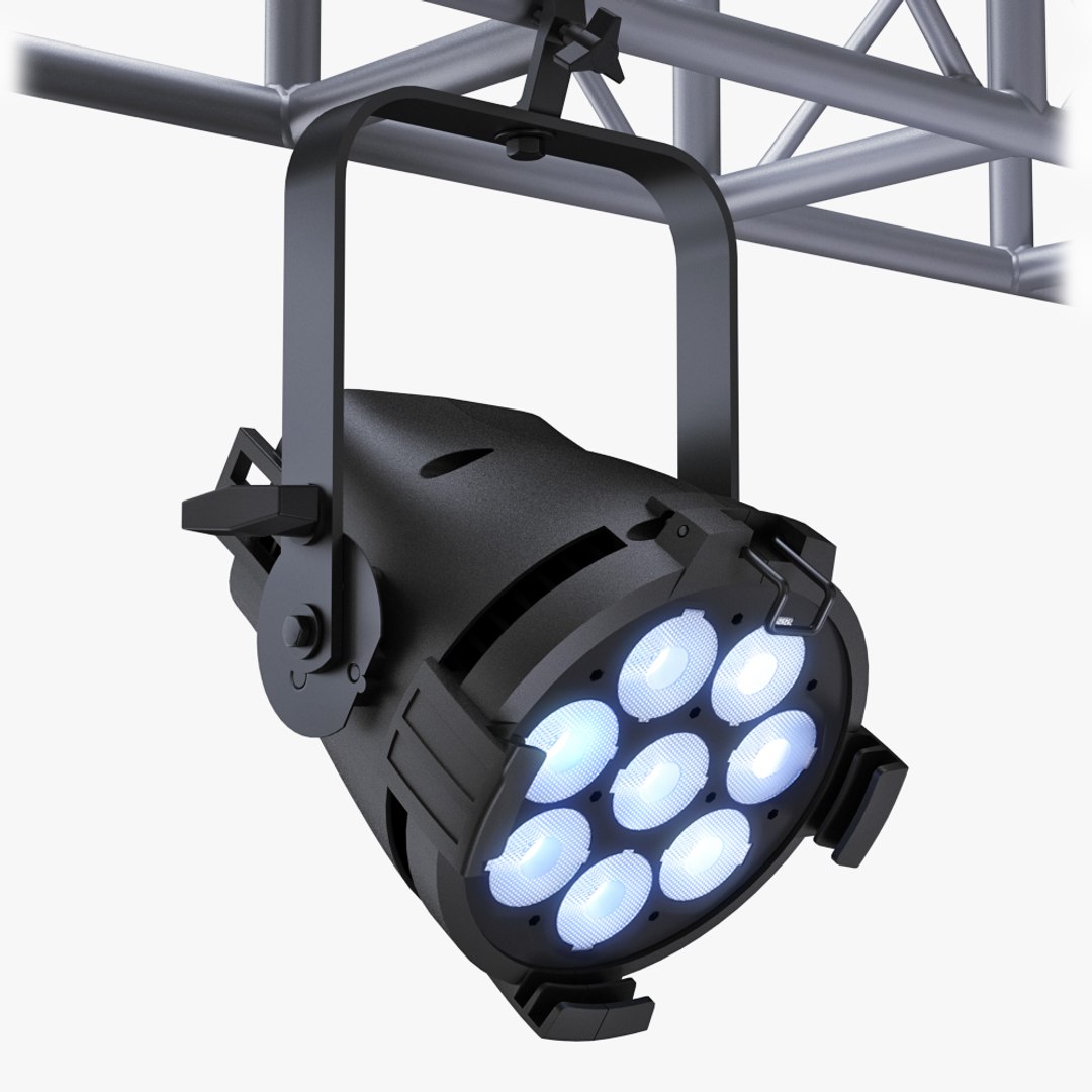 3d Model Colorsource Par Lights