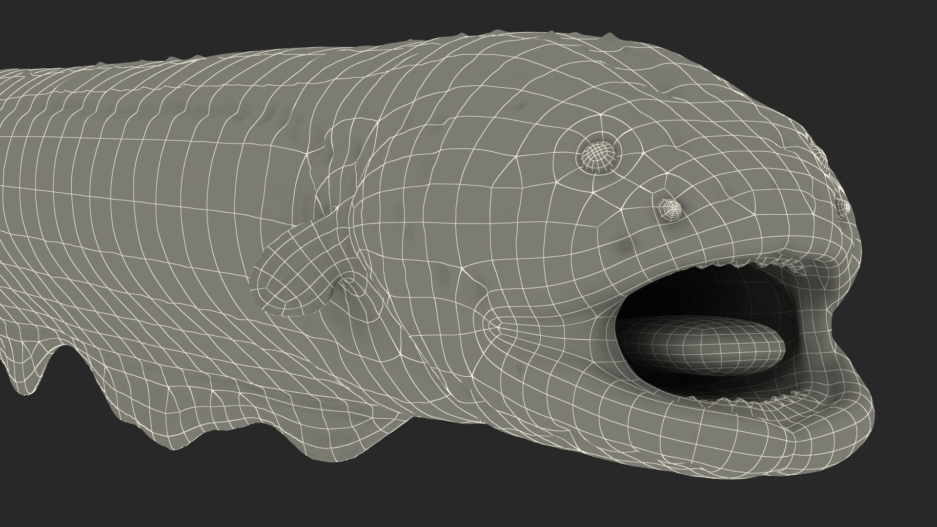 3D electric eel - TurboSquid 1486494
