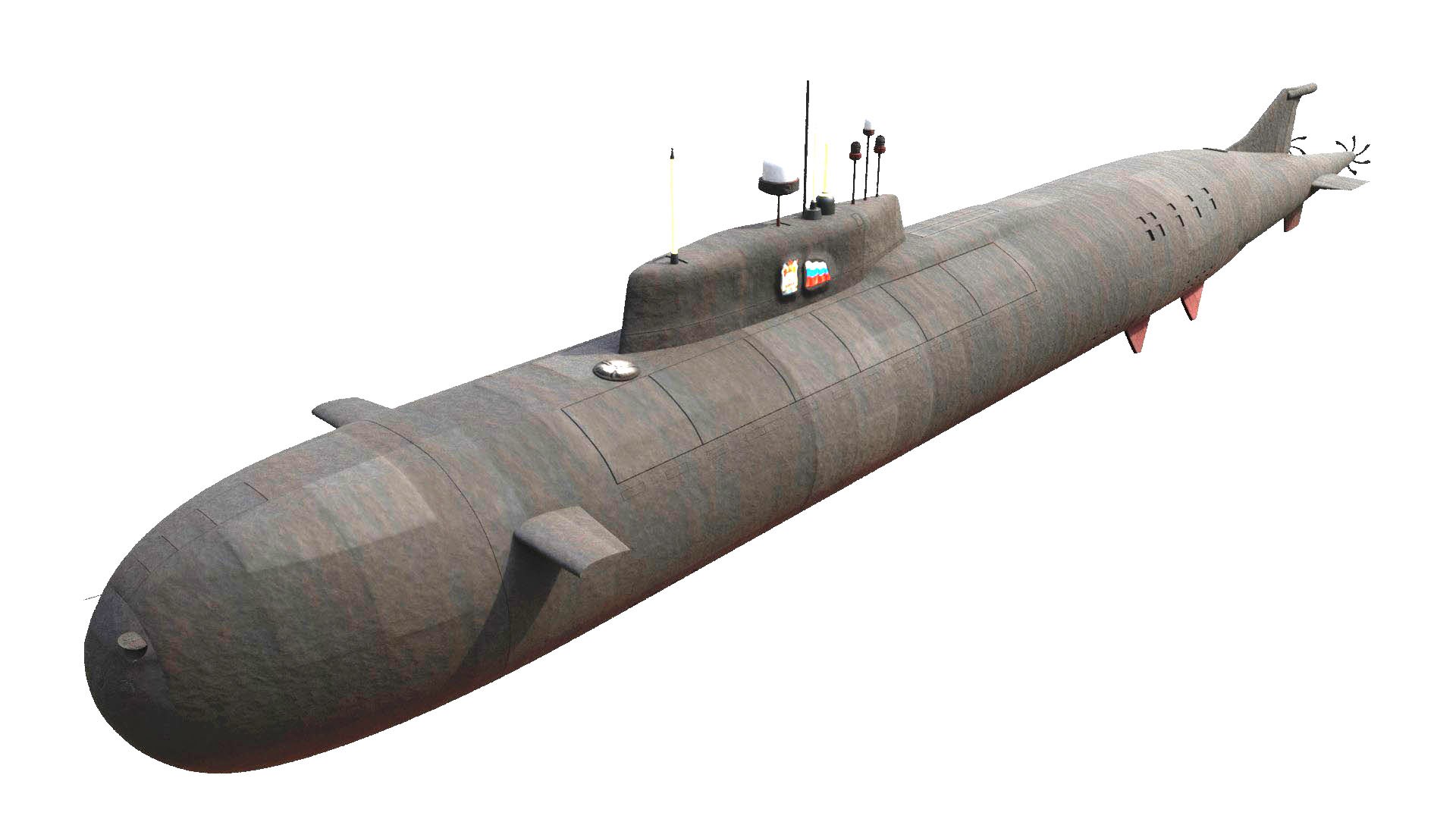 Submarines Soviet Subs 3d Model
