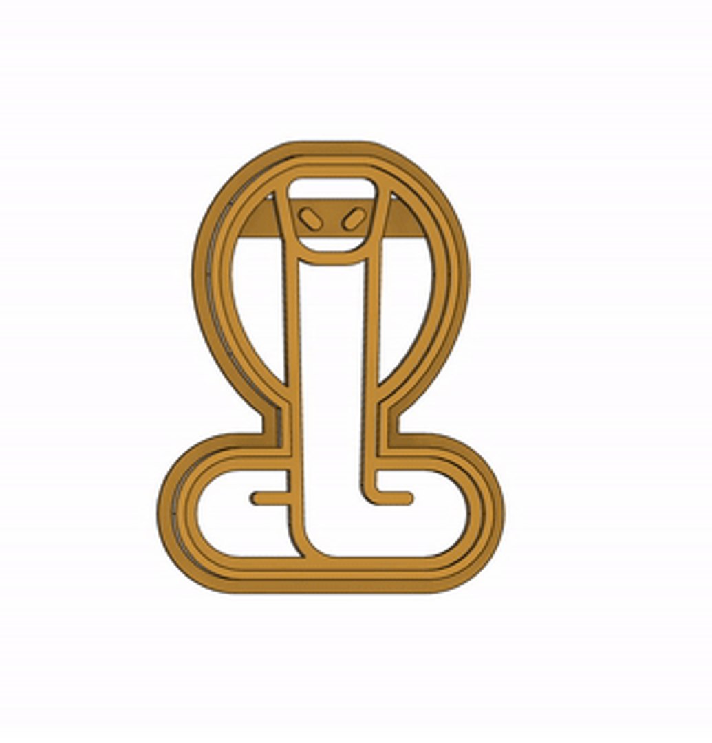 3D COBRA COOKIE CUTTER - TurboSquid 2224318
