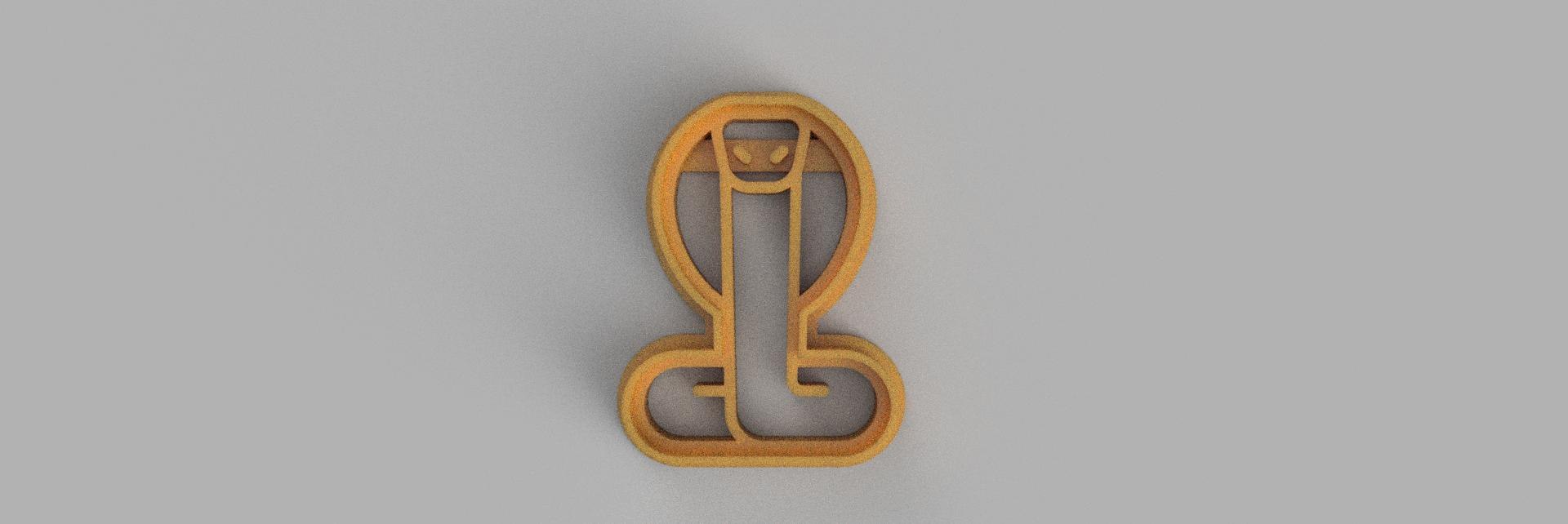 3D COBRA COOKIE CUTTER - TurboSquid 2224318