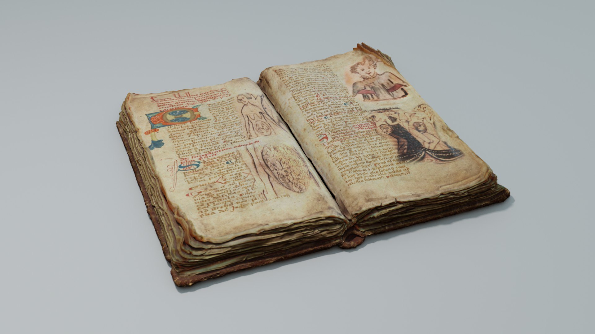 3D Book Big Open Model - TurboSquid 2130863