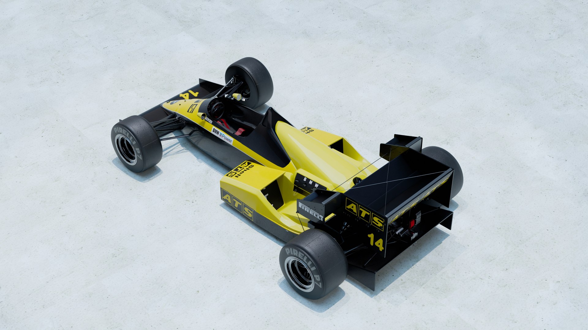 3D 1984 ATS D7 Formula 1 Model - TurboSquid 2397491