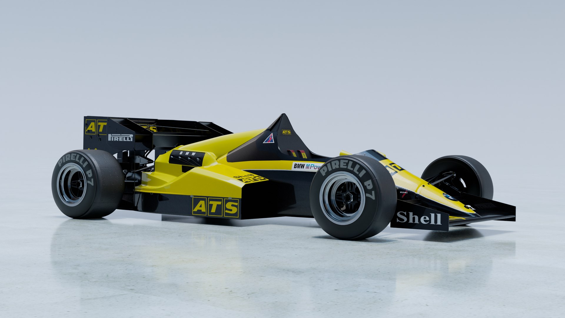 3D 1984 ATS D7 Formula 1 Model - TurboSquid 2397491