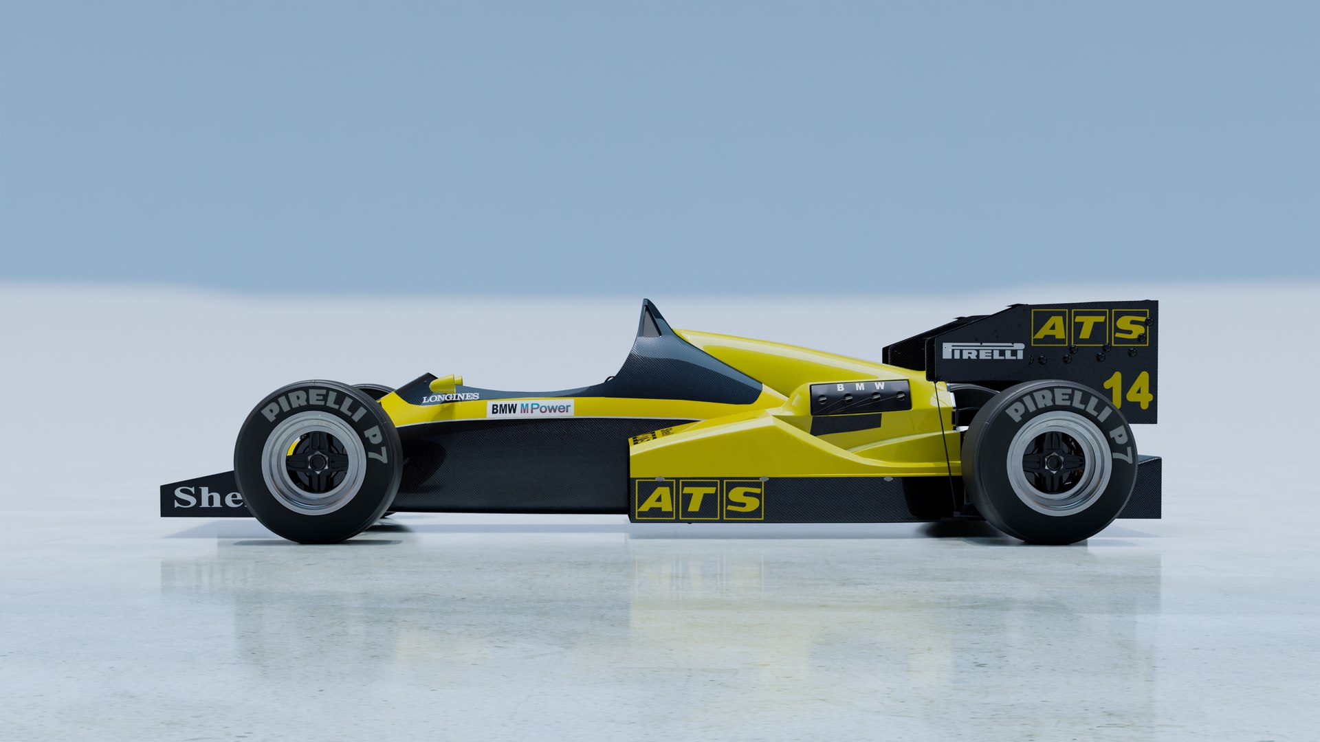 3D 1984 ATS D7 Formula 1 Model - TurboSquid 2397491