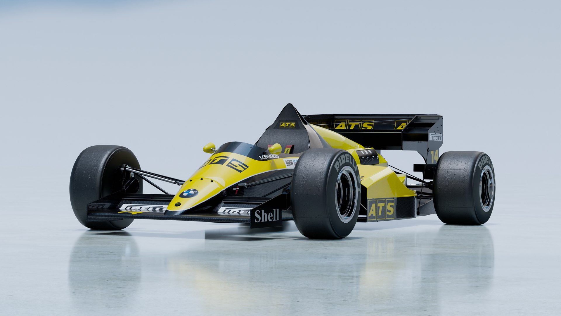 3D 1984 ATS D7 Formula 1 Model - TurboSquid 2397491