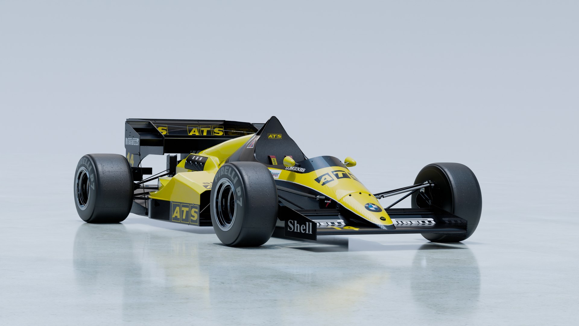 3D 1984 ATS D7 Formula 1 Model - TurboSquid 2397491