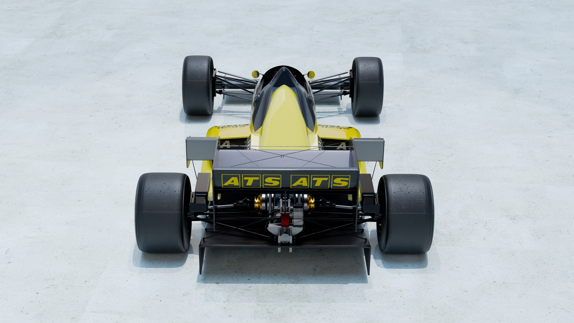 3D 1984 ATS D7 Formula 1 Model - TurboSquid 2397491