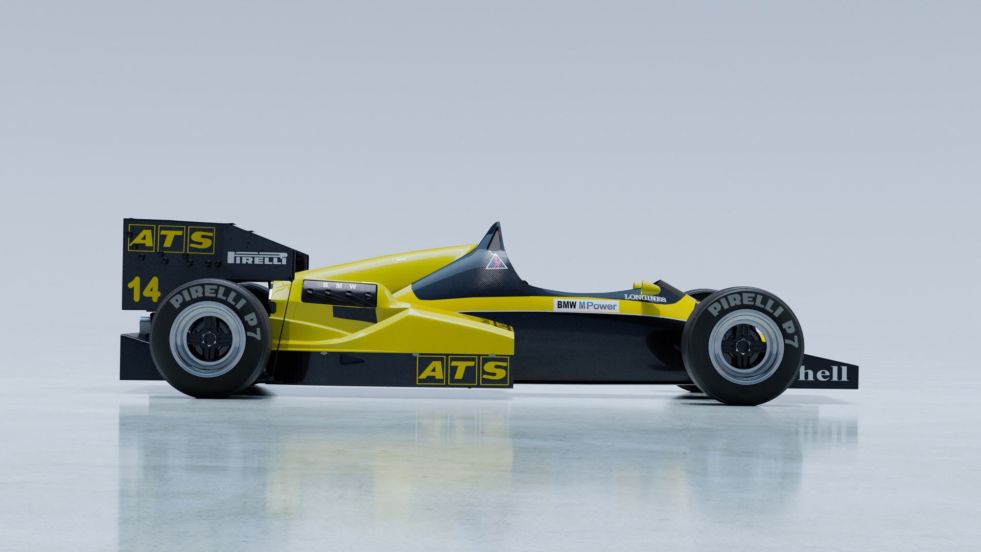 3D 1984 ATS D7 Formula 1 Model - TurboSquid 2397491
