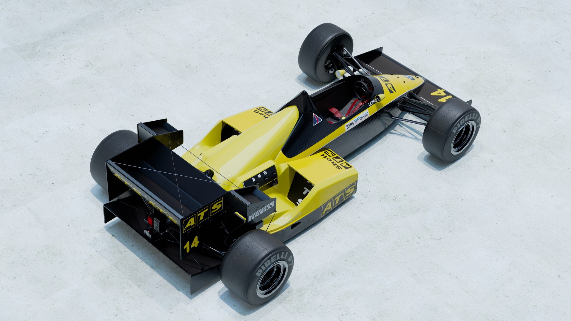 3D 1984 ATS D7 Formula 1 Model - TurboSquid 2397491