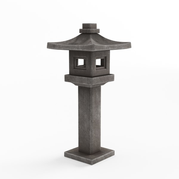 3D Japanese Lantern Toro 02 model - TurboSquid 1837623