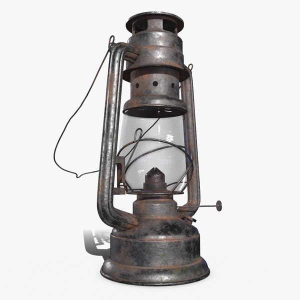Oil Lantern aged model - TurboSquid 2004098