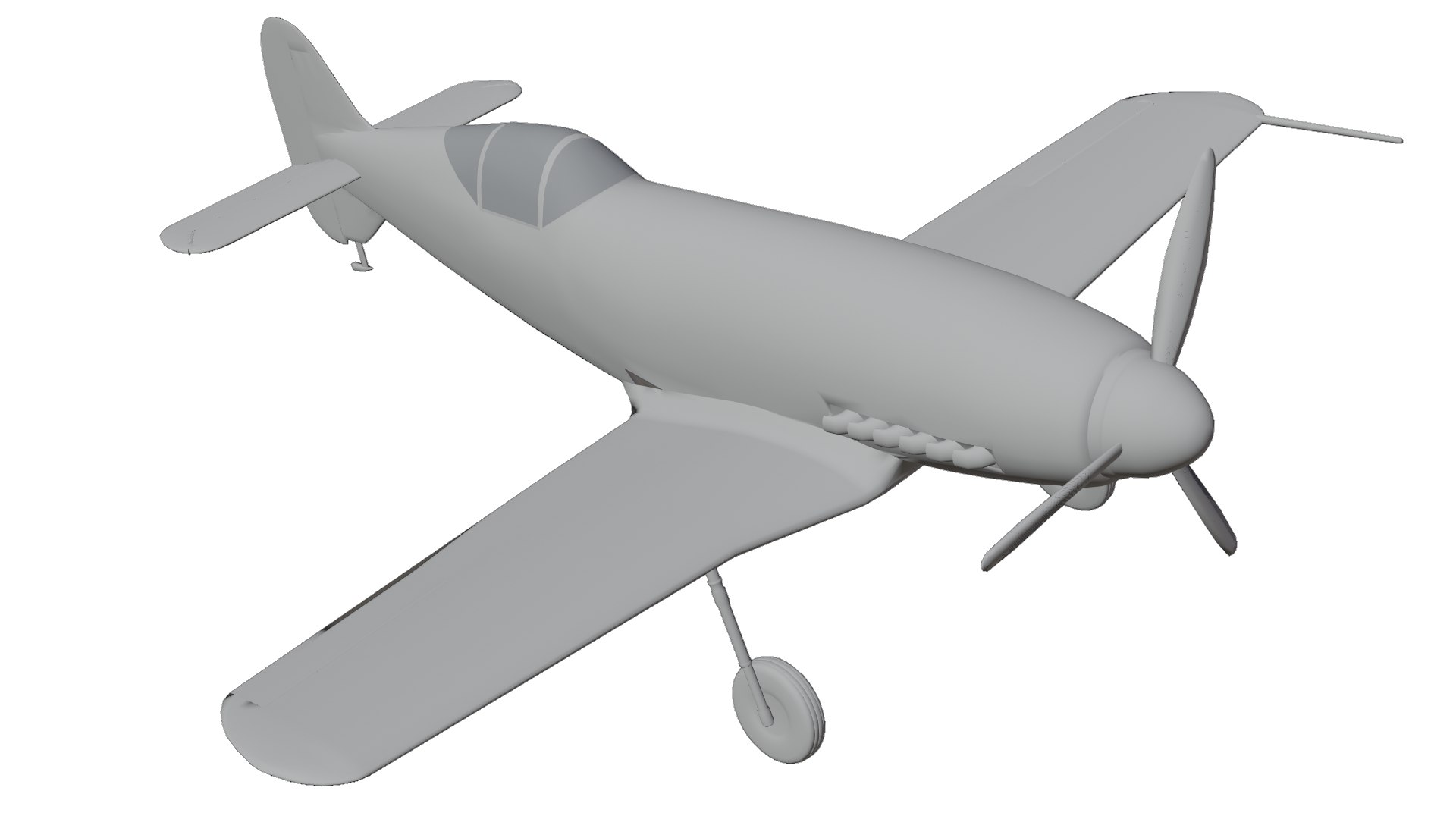 modelo 3d Messerschmitt Me 209 V1 - TurboSquid 2307867
