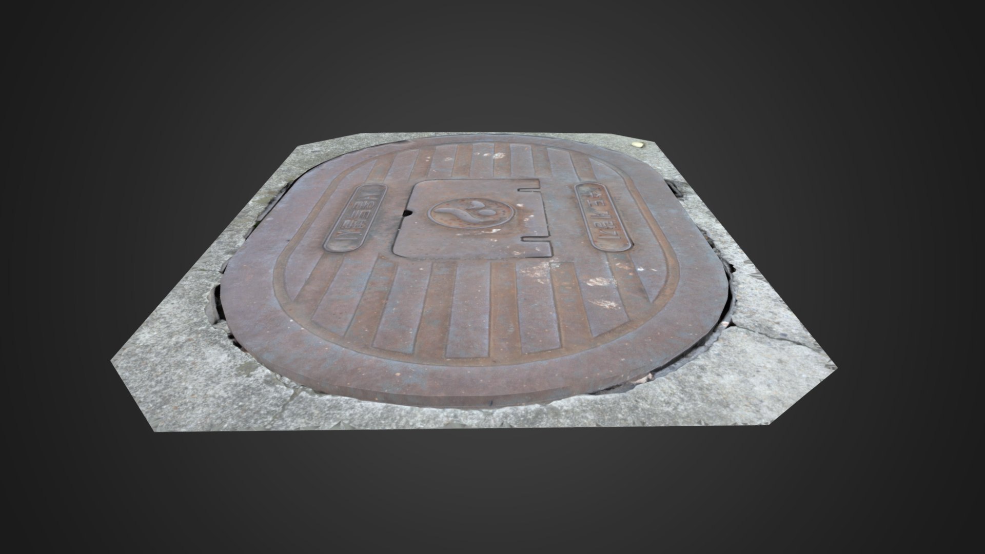 3D Game Ready Manhole Cover 3 - TurboSquid 2014592