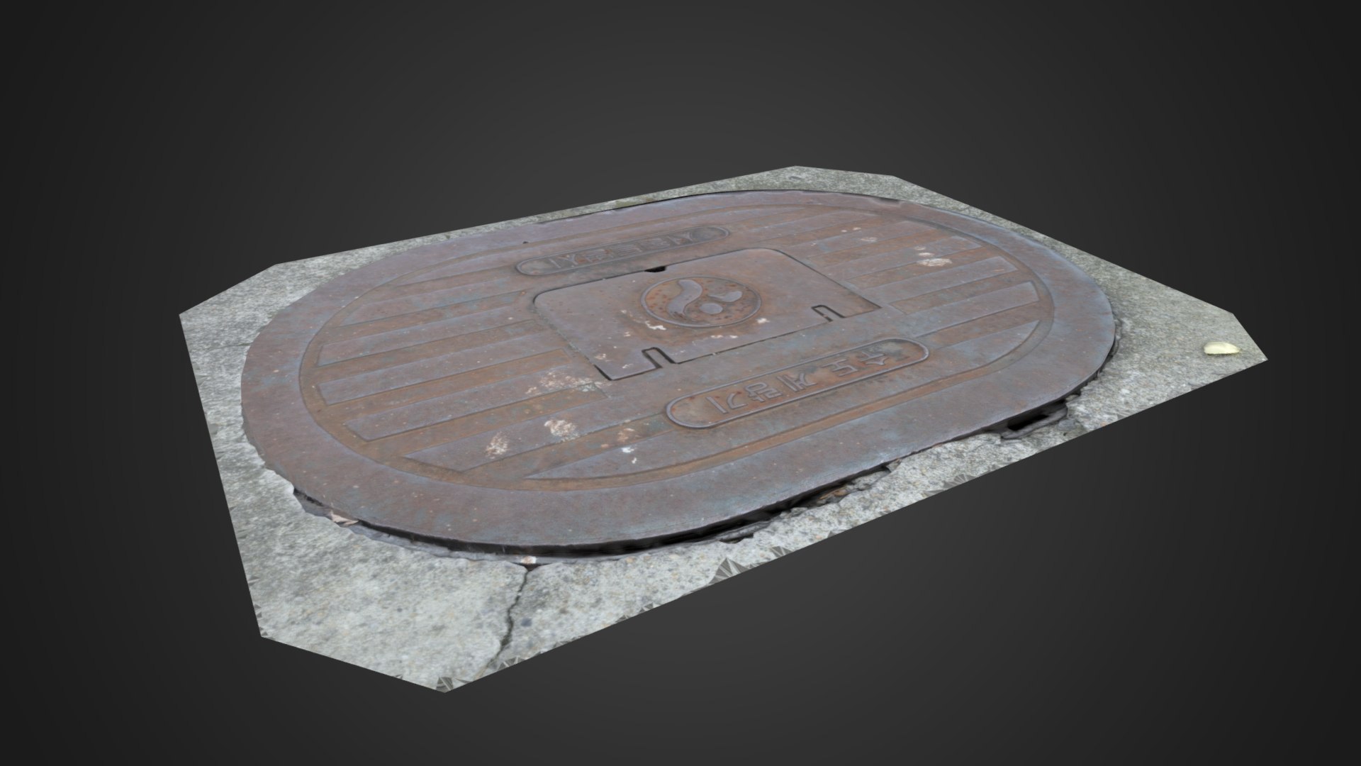3D Game Ready Manhole Cover 3 - TurboSquid 2014592