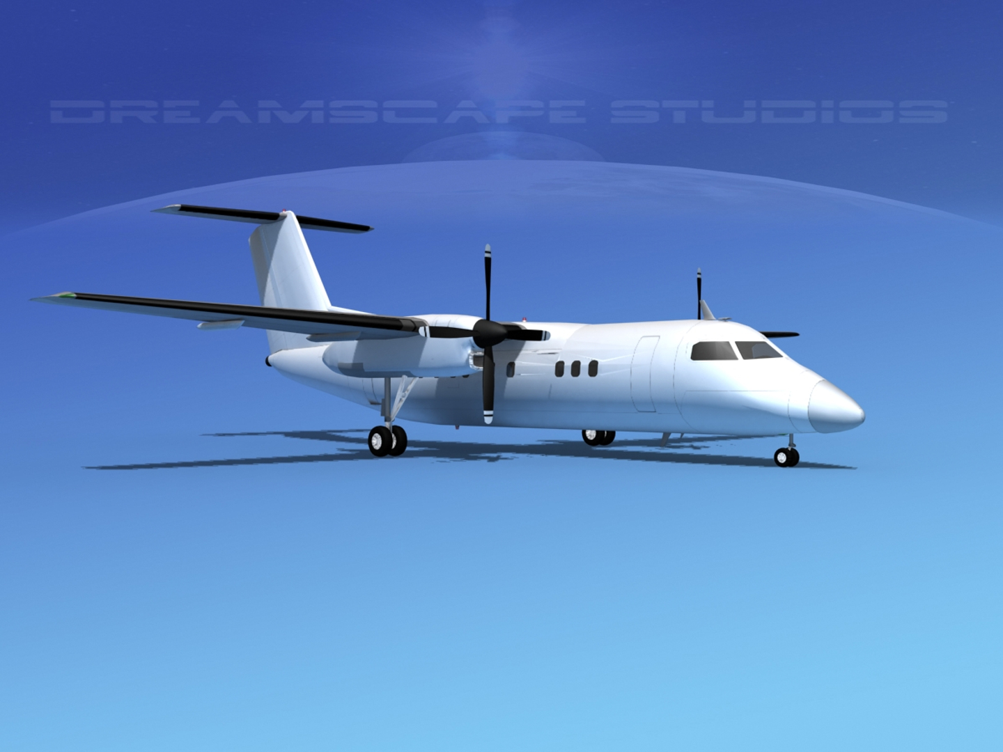 dhc-8-100 dash 8 3ds