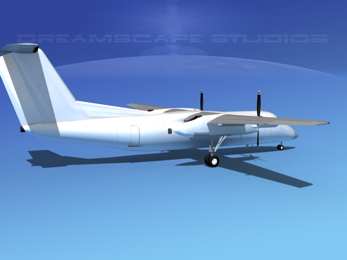 dhc-8-100 dash 8 3ds