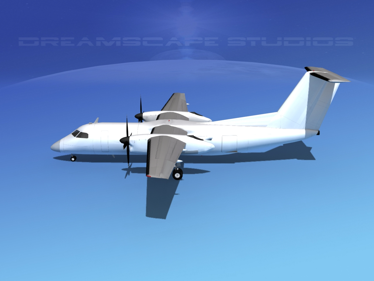 dhc-8-100 dash 8 3ds