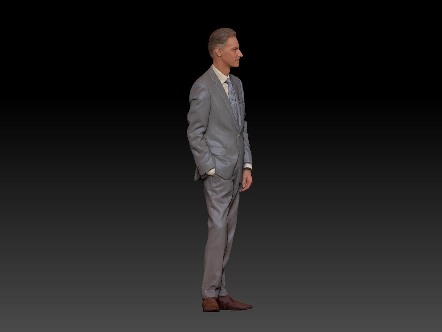 3D Model Scan Man Suit - TurboSquid 1280942