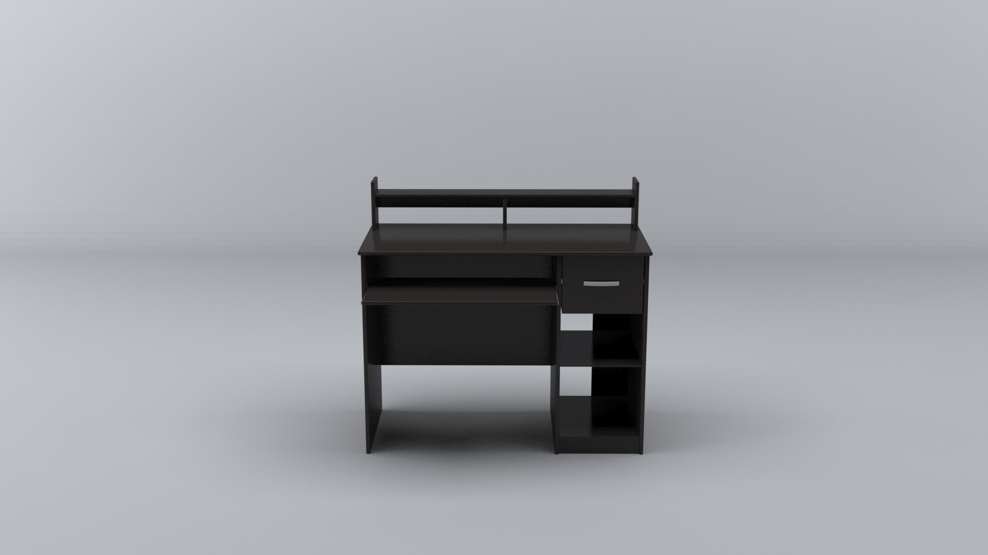 Desk Modern Office 3d Model
