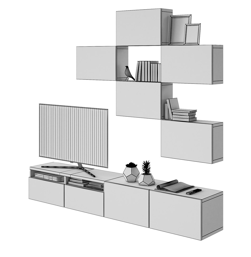 Ikea Besta 3D Model - TurboSquid 1306700