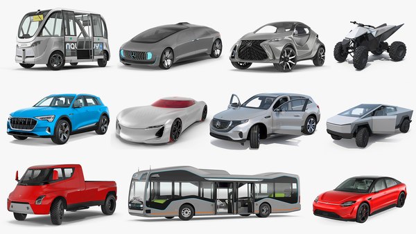 Rigged Concept Cars Collection 5 3D 모델 - TurboSquid 2100946