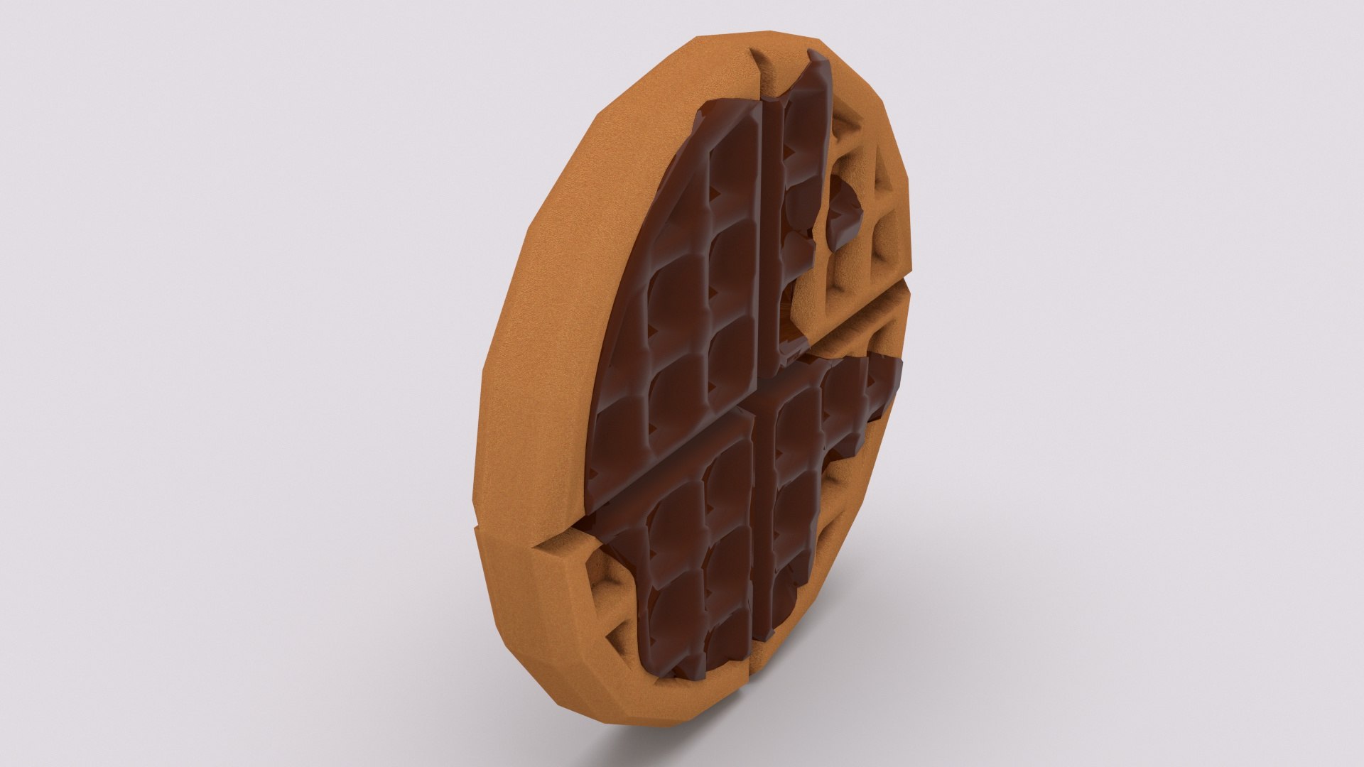 Waffle Model - TurboSquid 1847808