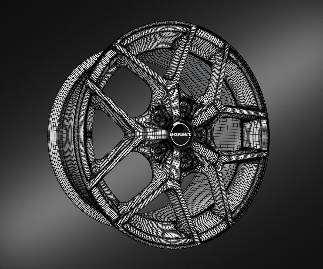 Borbet Y 3D Model - TurboSquid 1381631