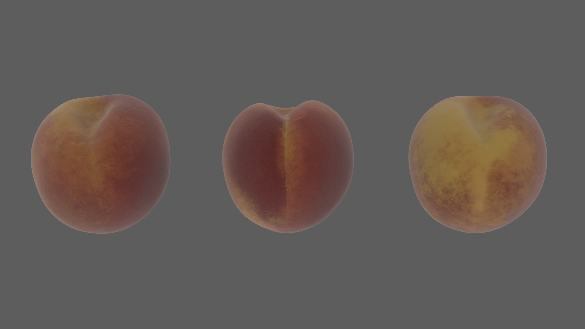 Peach 3D model - TurboSquid 2117170