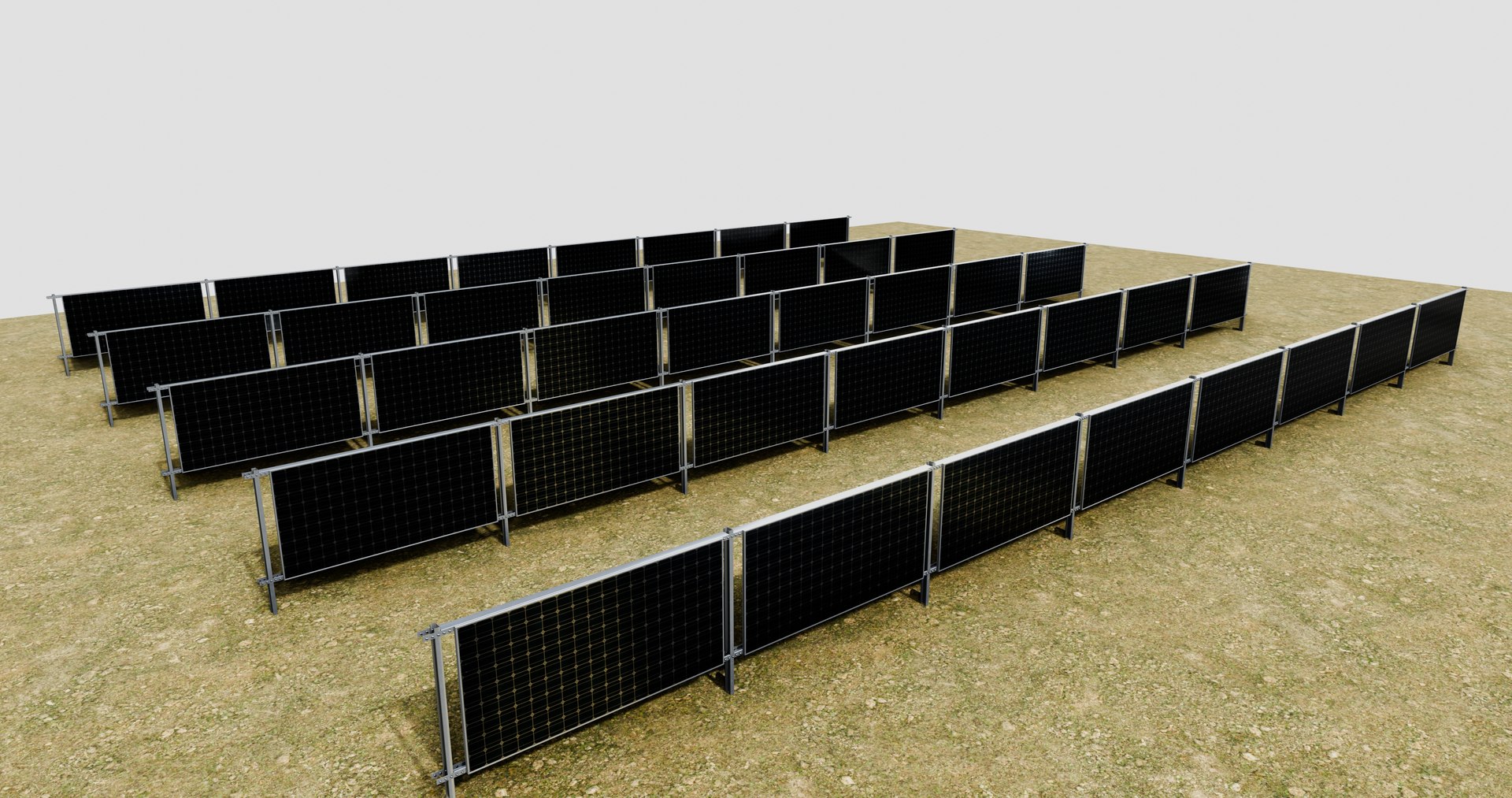 3D Solar Panel Wall Type-2 - TurboSquid 2313709