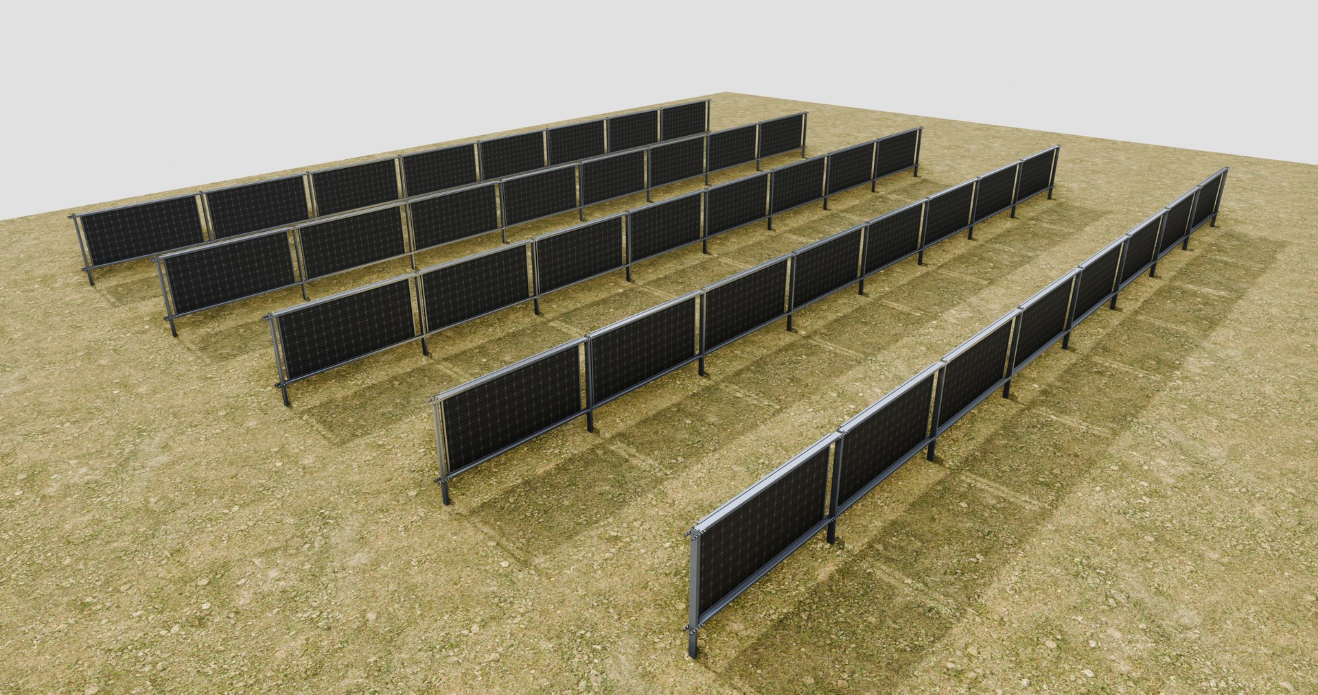 3D Solar Panel Wall Type-2 - TurboSquid 2313709