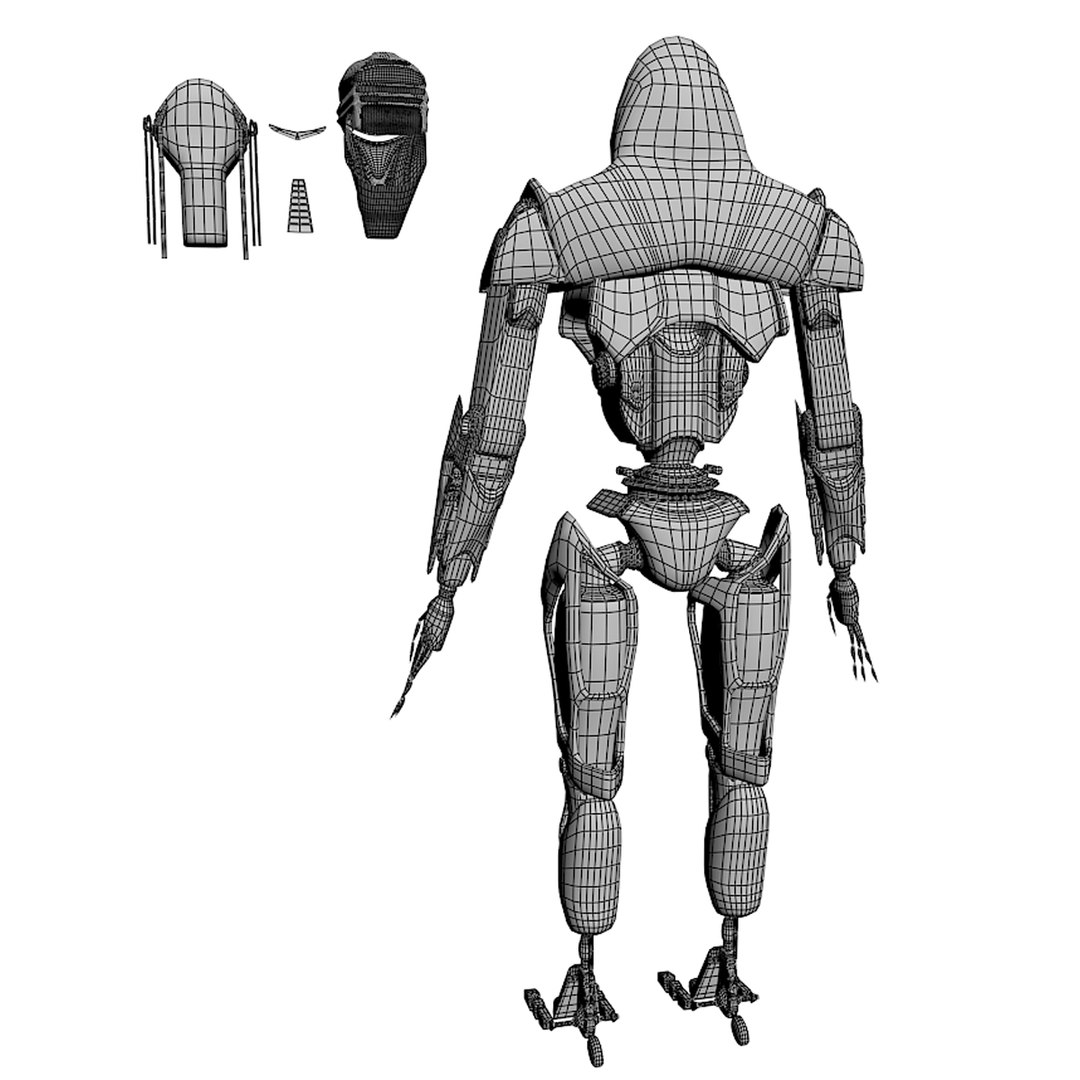 3d Cylon Centurion Series Model