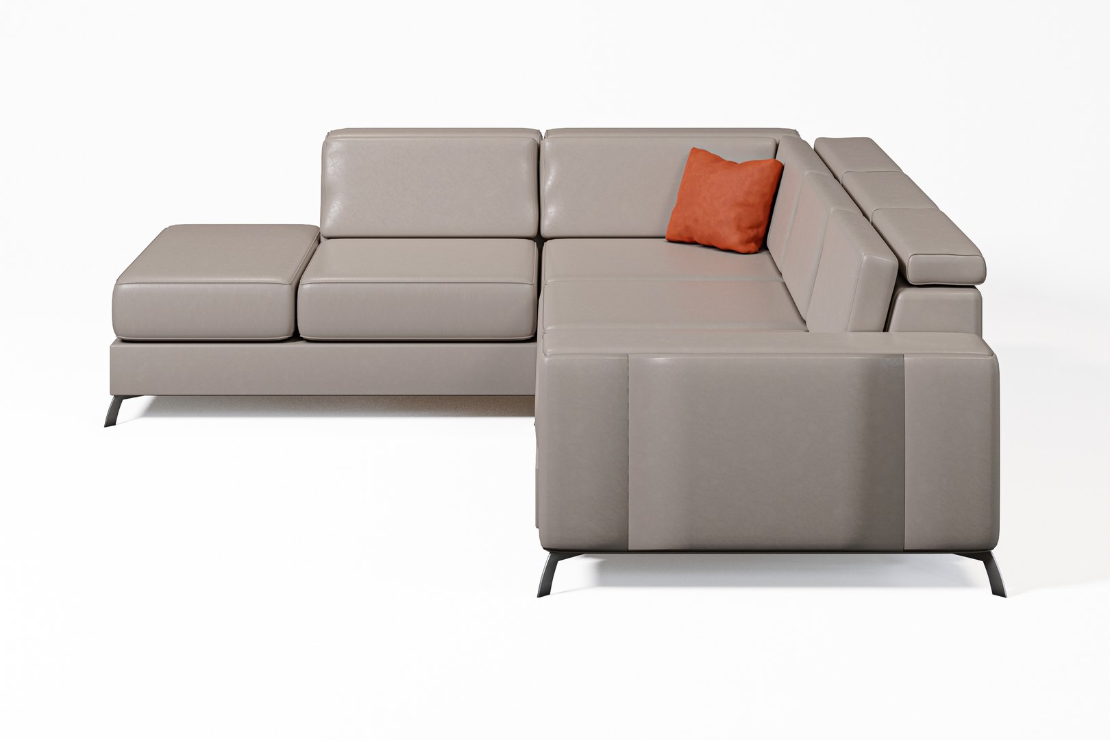 3D Modern Beige Sofa - TurboSquid 1955278