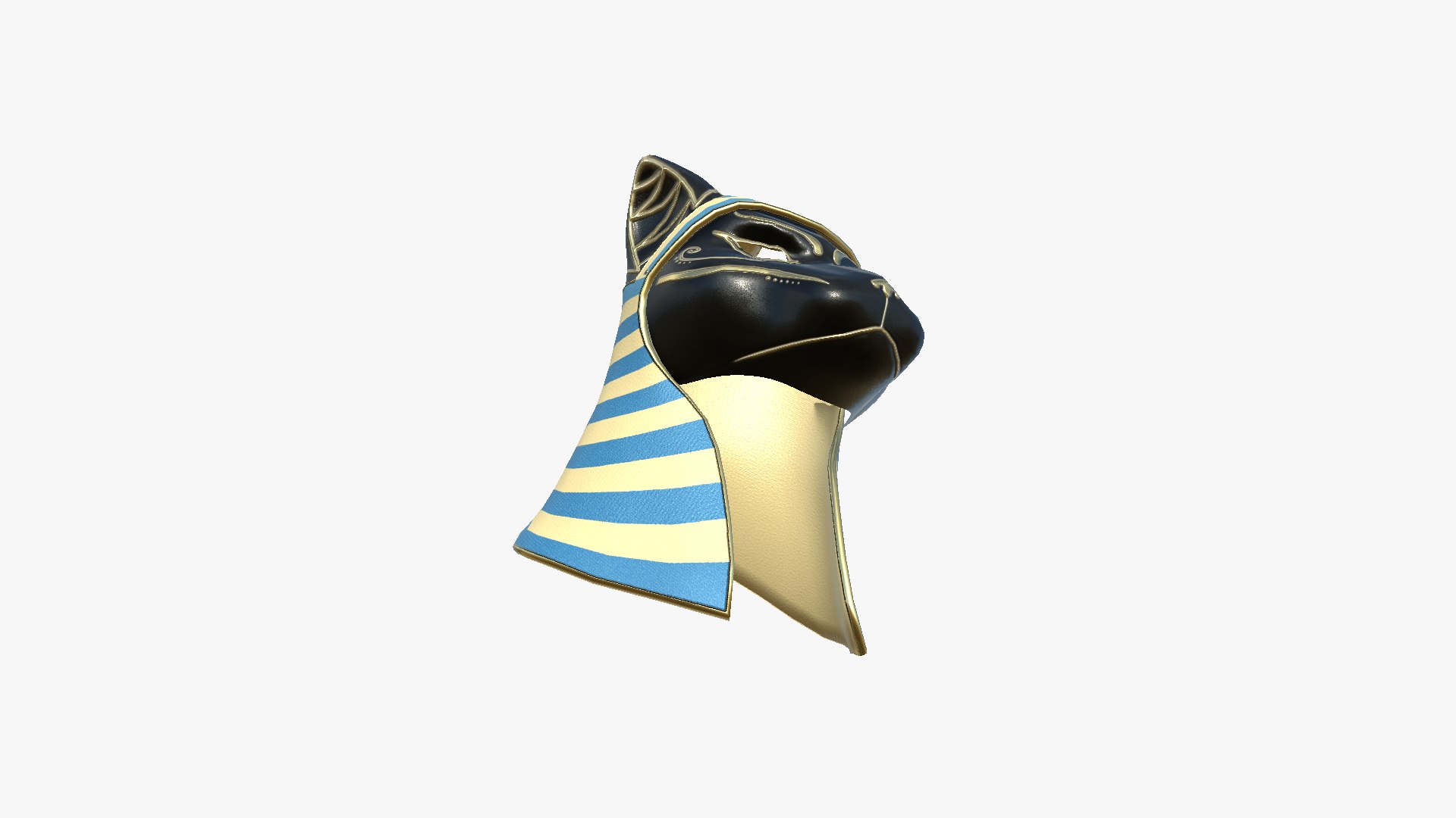 Bastet Mask A07 - Egyptian Gods Character Clothing 3D Model ...