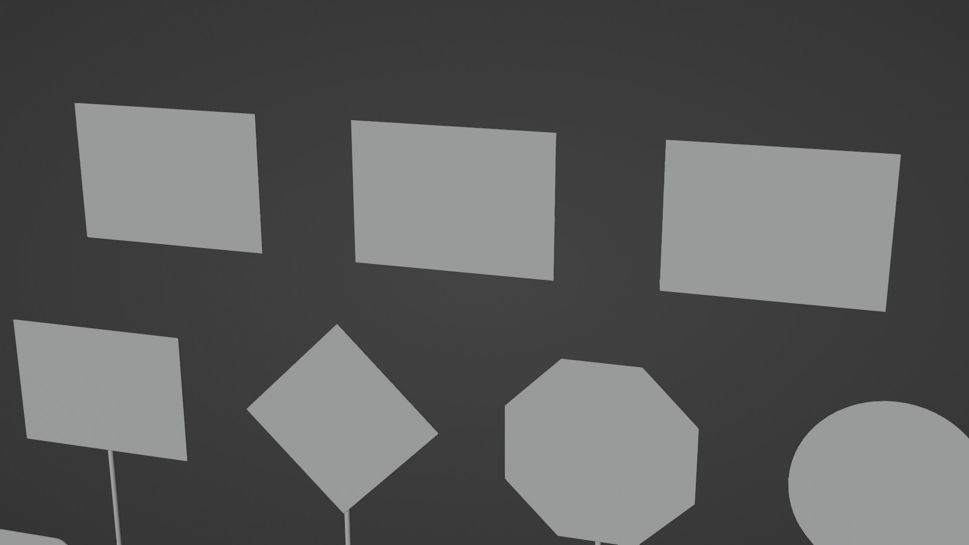 3D Signs And Road Signs - TurboSquid 2110697